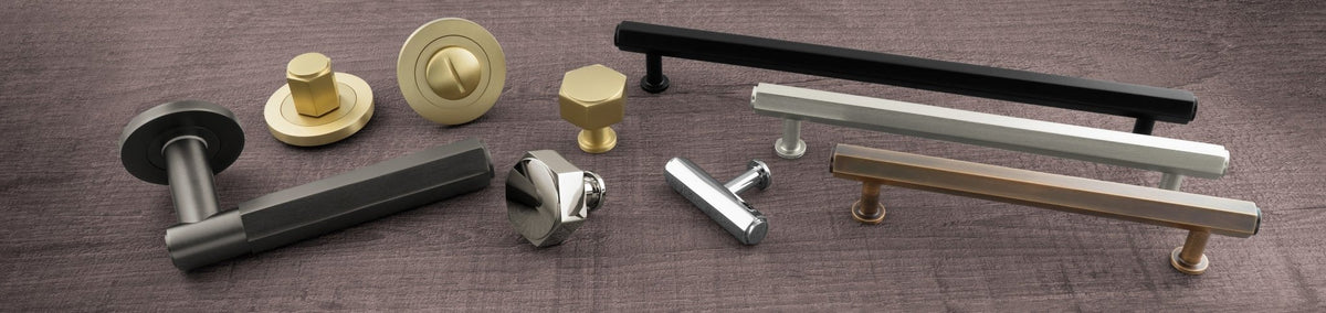 Discover Alexander & Wilks Hexagon Door Hardware Collection