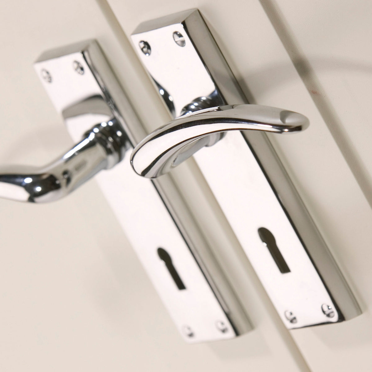 Lock Door Handles on Backplates | Trade Door Handles