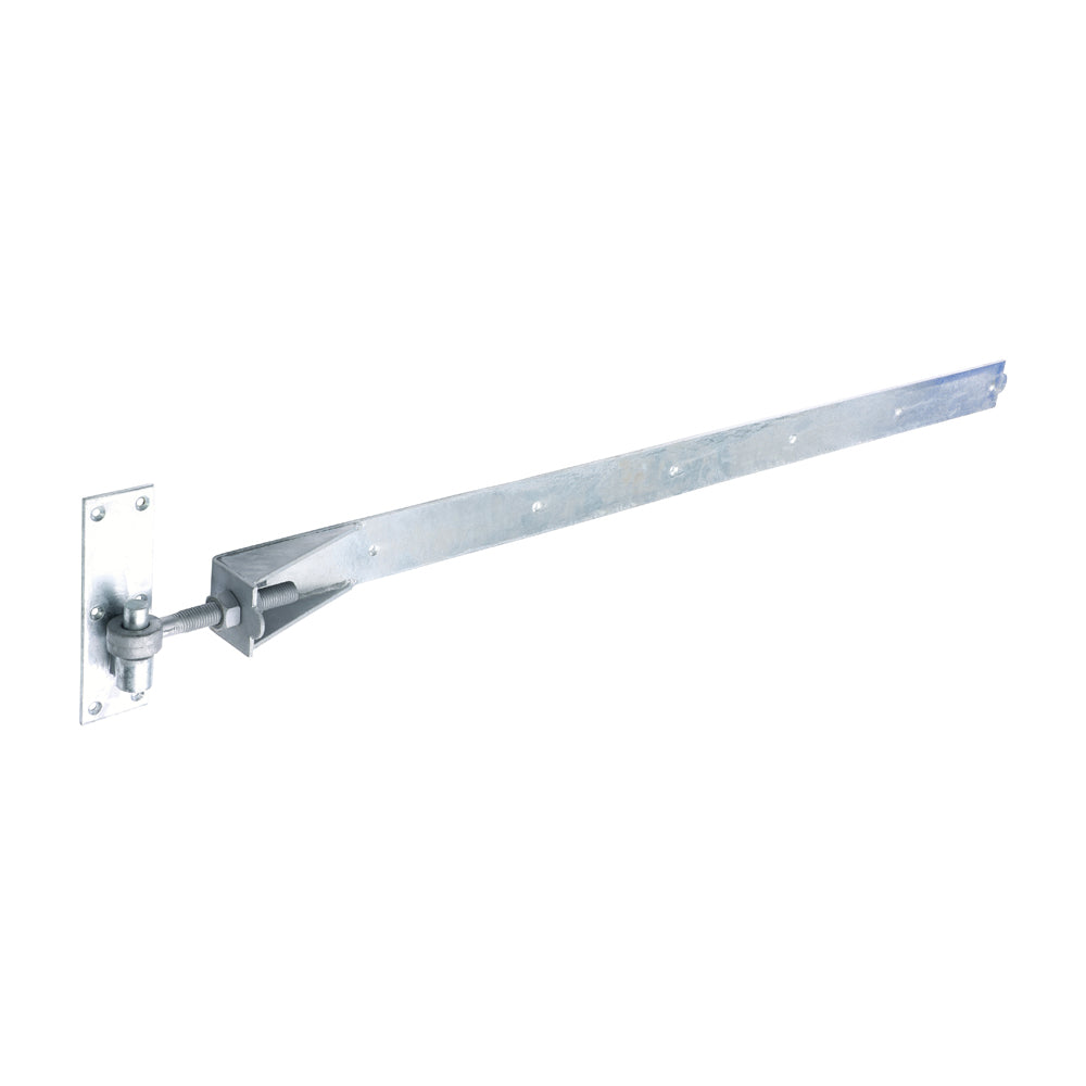 Timco - Pair of Adjustable Band & Hook on Plates Hot Dipped Galvanised ...