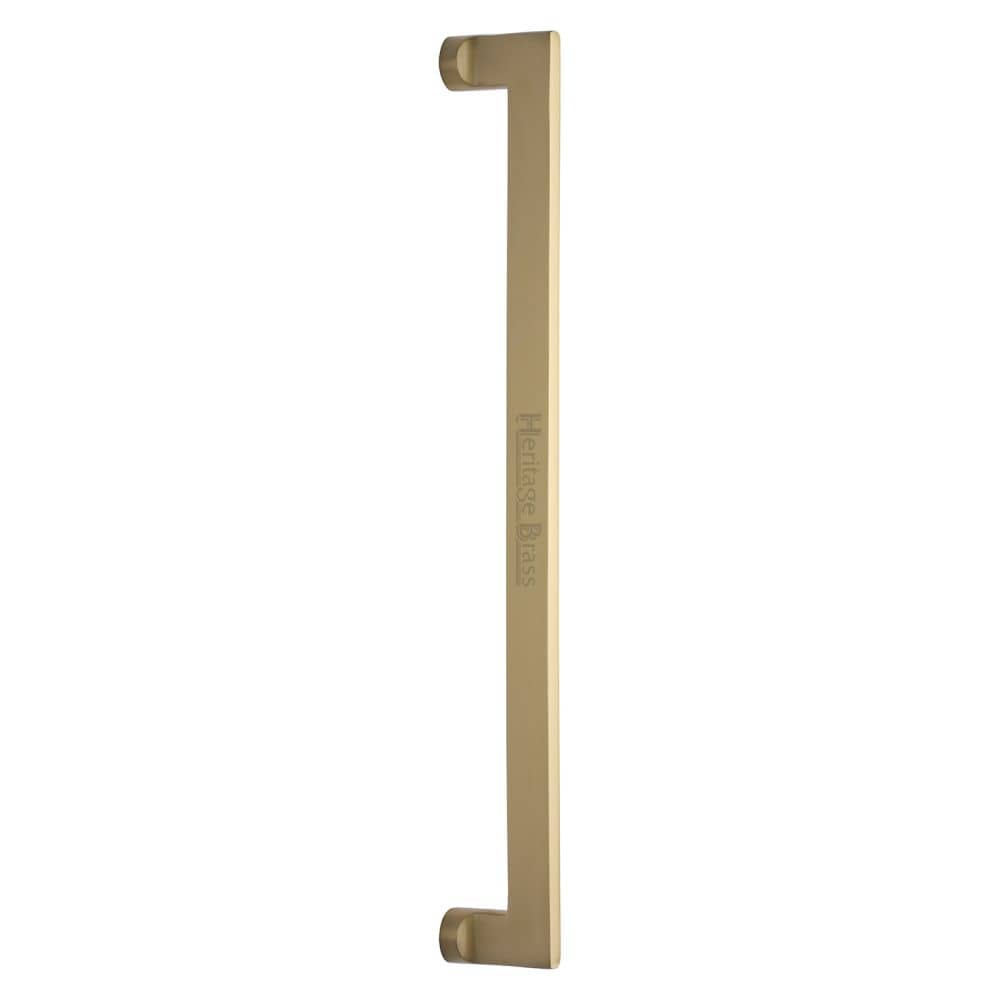 Heritage Brass - Door Pull Handle Apollo Design 460mm Satin Brass ...