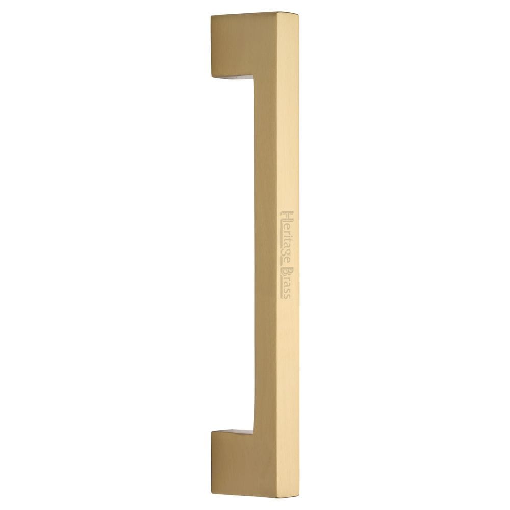 Heritage Brass - Door Pull Handle Urban Design 305mm Satin Brass Finish ...