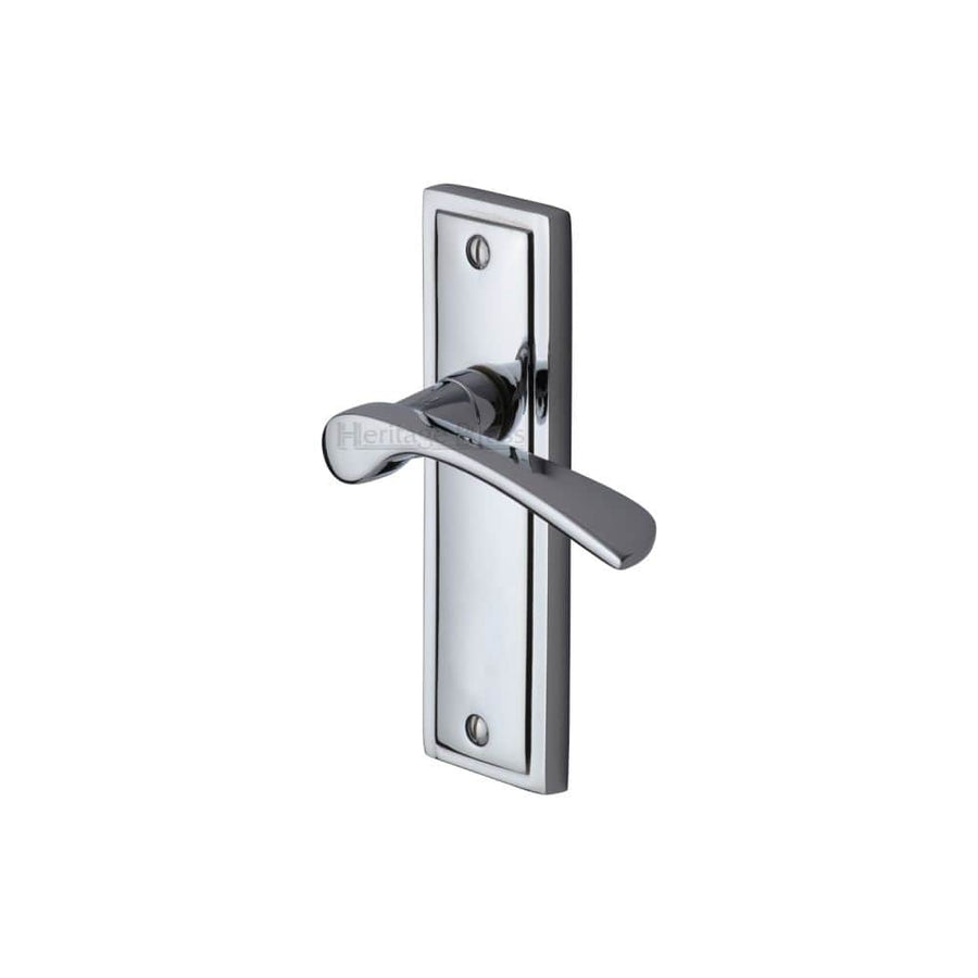 Sorrento - Door Handle Lever Latch Boston Design Polished Chrome Fi ...
