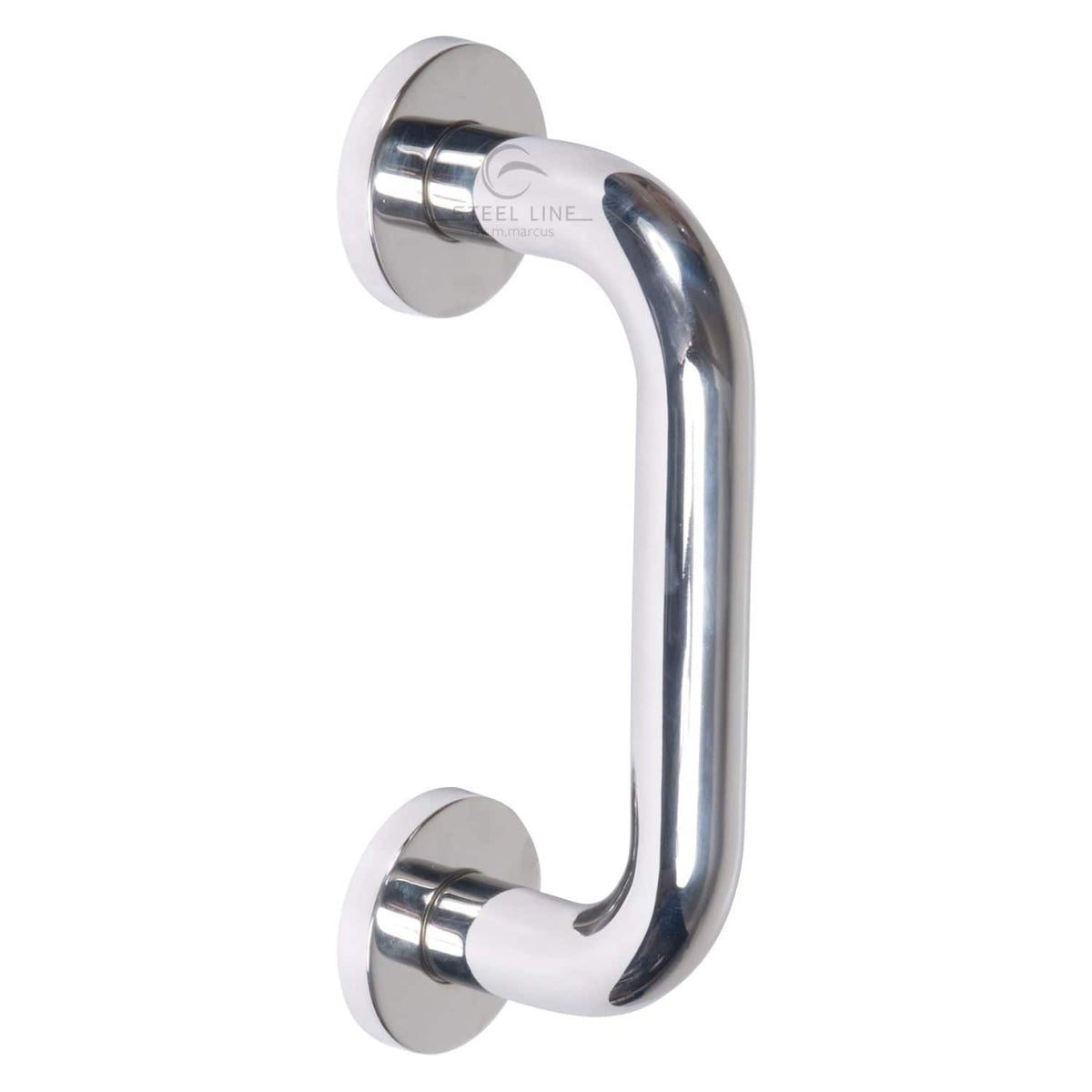 Steel Line Door Pull Handle Bolt Fix 150mm Polished Stainless Steel ...