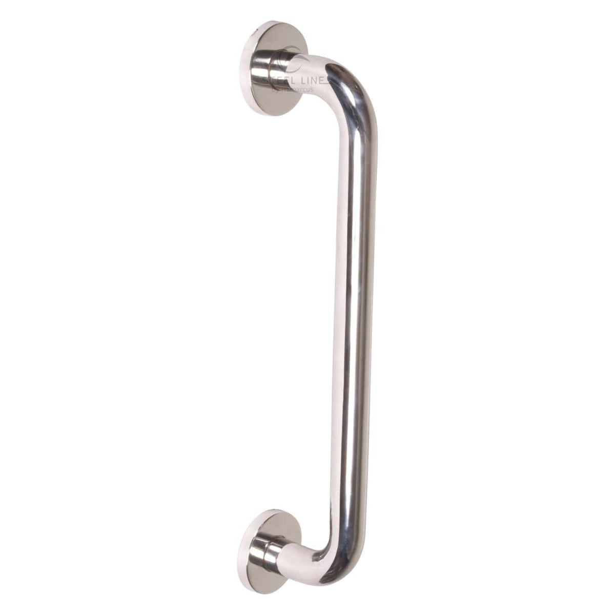 Steel Line Door Pull Handle Bolt Fix 600mm Polished Stainless Steel ...